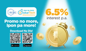 RCBC DiskarTech extends 6.5% annual interest rate offer - DiskarTech